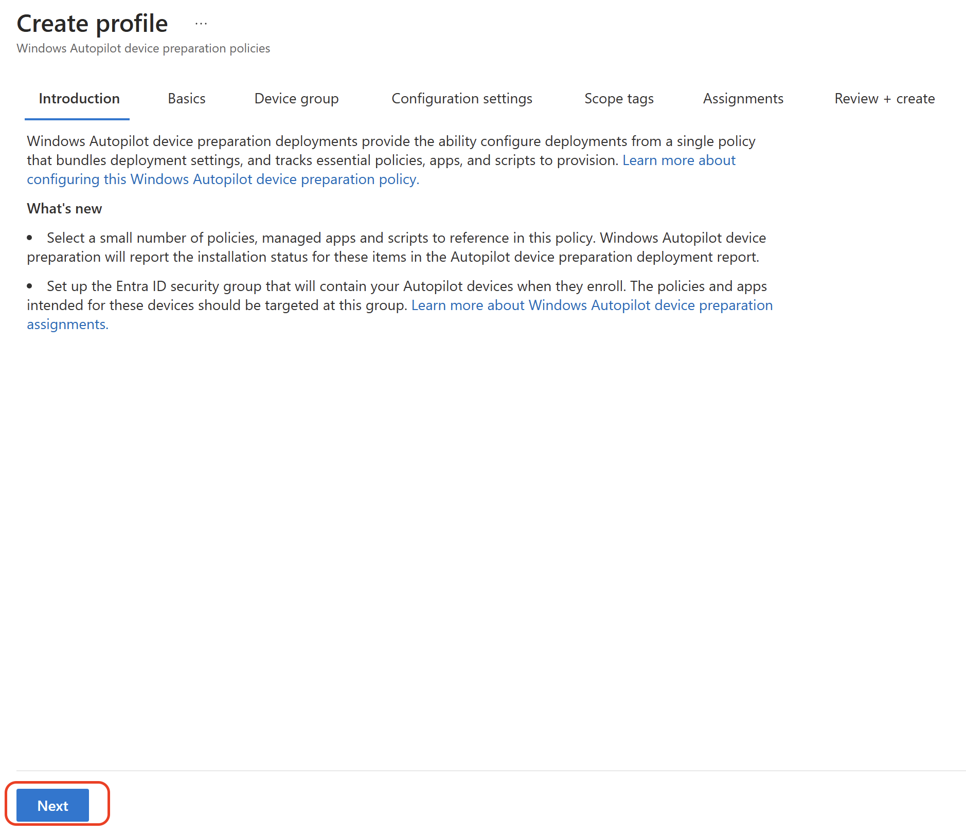 How to configure Autopilot Device Preparation Part 1: Set it up — Rubix